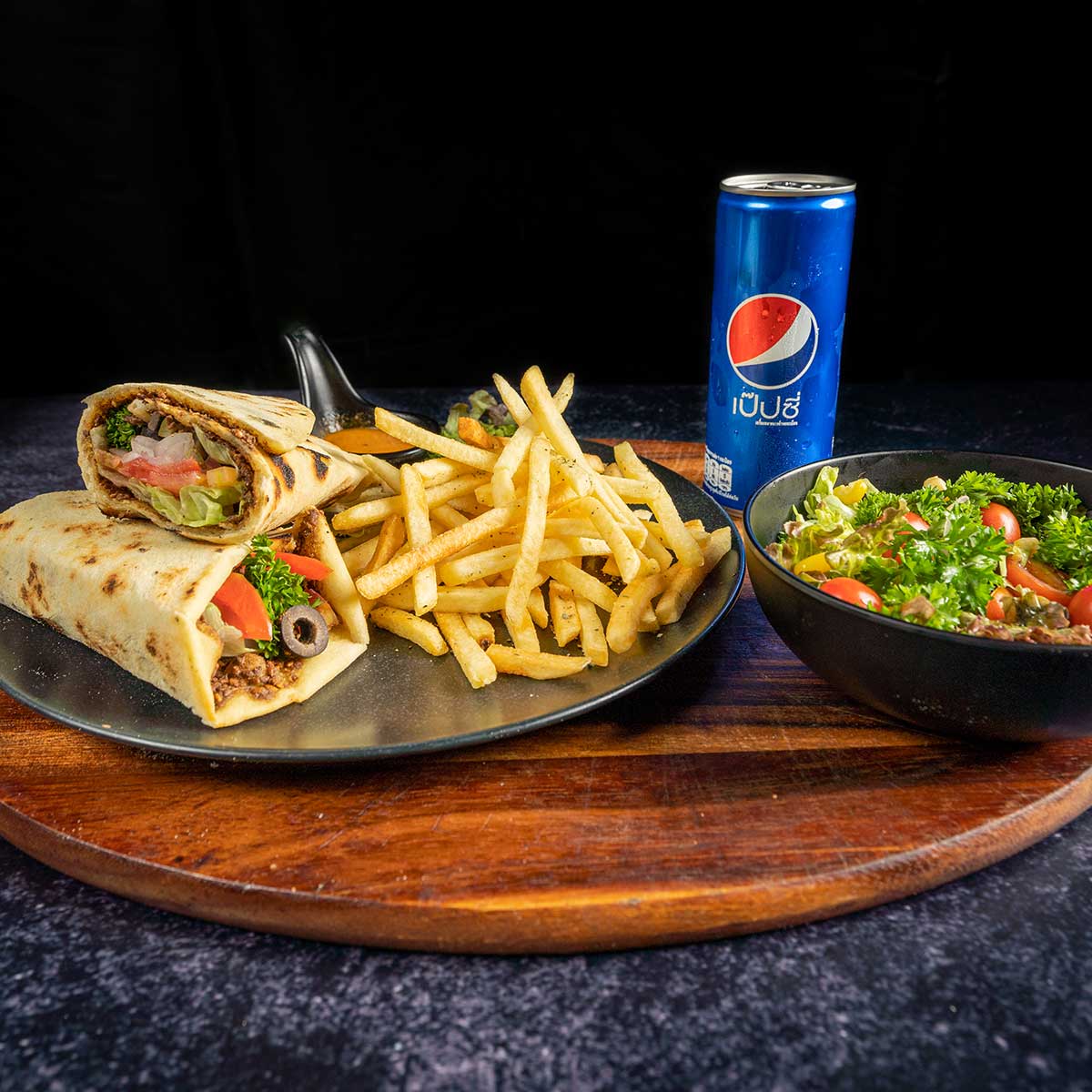 Grilled Chicken Wrap | Royal ♛ Pizza Delivery Bangkok